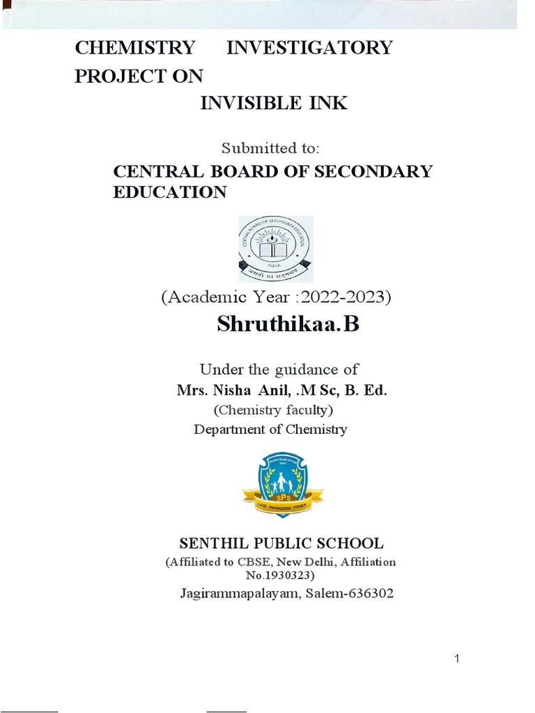 An Investigation into Creating and Revealing Messages with Invisible ...