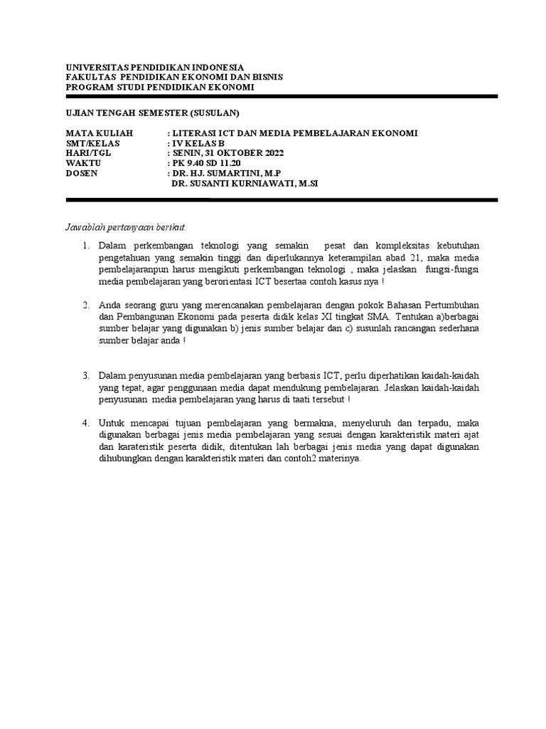 UTS Literasi ICT | PDF | Seni | Komputer