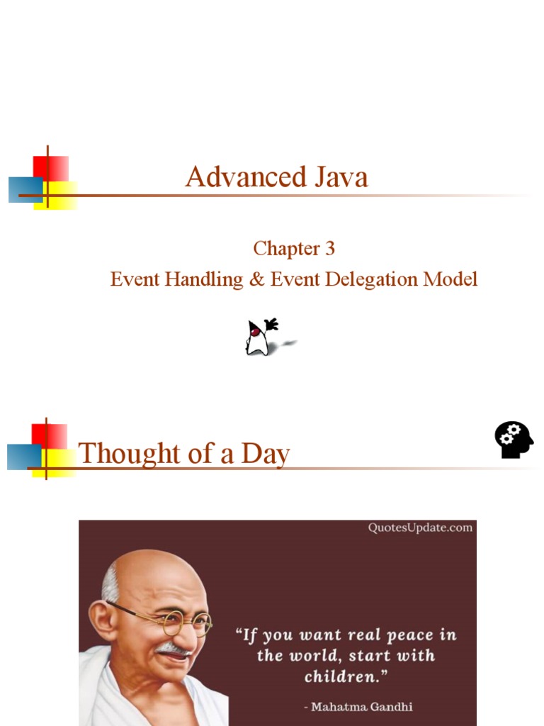 Chapter 3 Event Handling Pdf Class Computer Programming Method