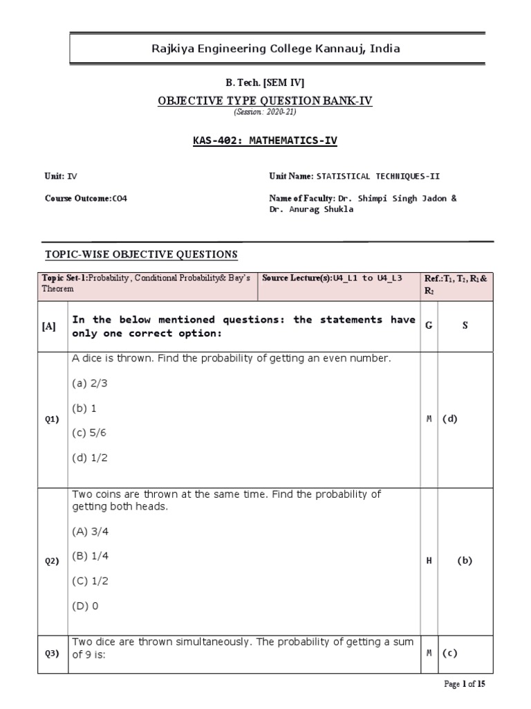 Unit 4 | PDF | Probability Distribution | Probability Density Function