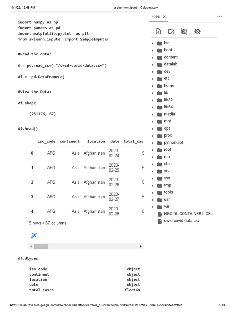 Assignment Ipynb Colaboratory Pdf Computer Science Computer Data 3563