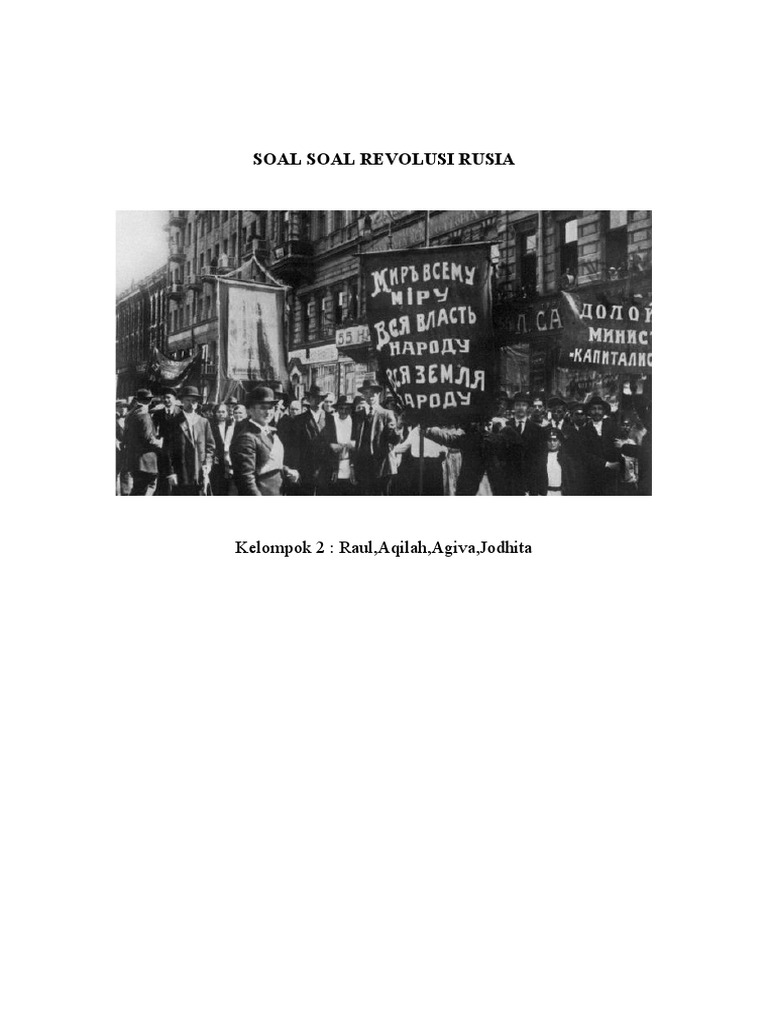 Soal Soal Revolusi Rusia | PDF