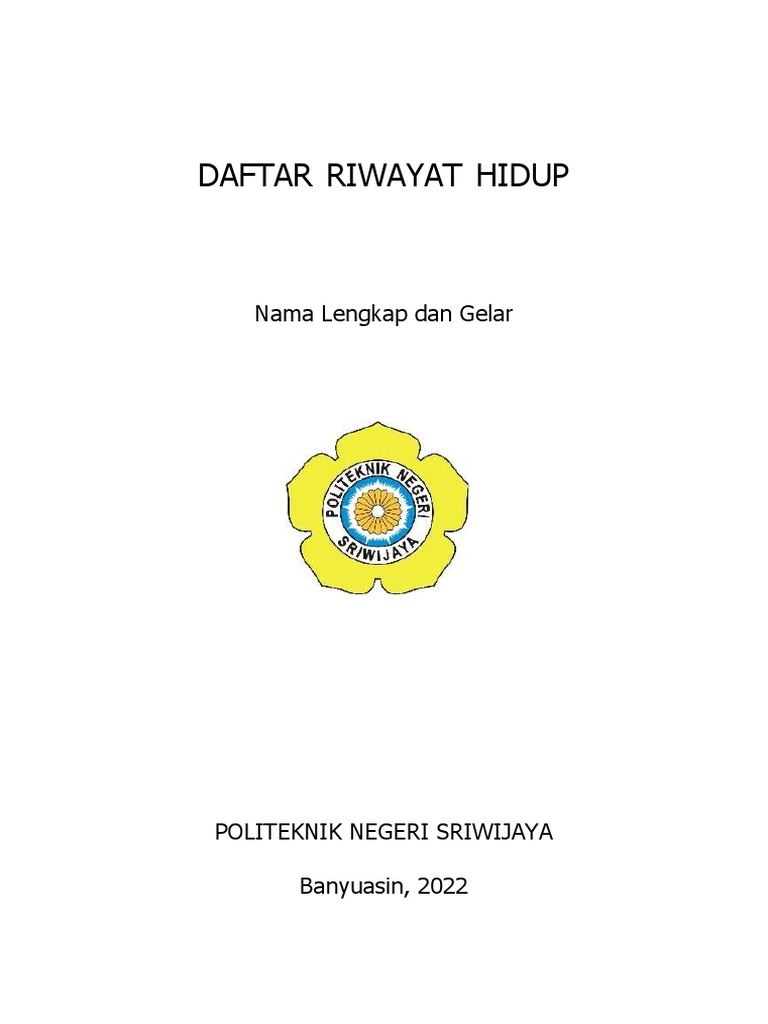 Blanko CV Daftar Riwayat Hidup | PDF