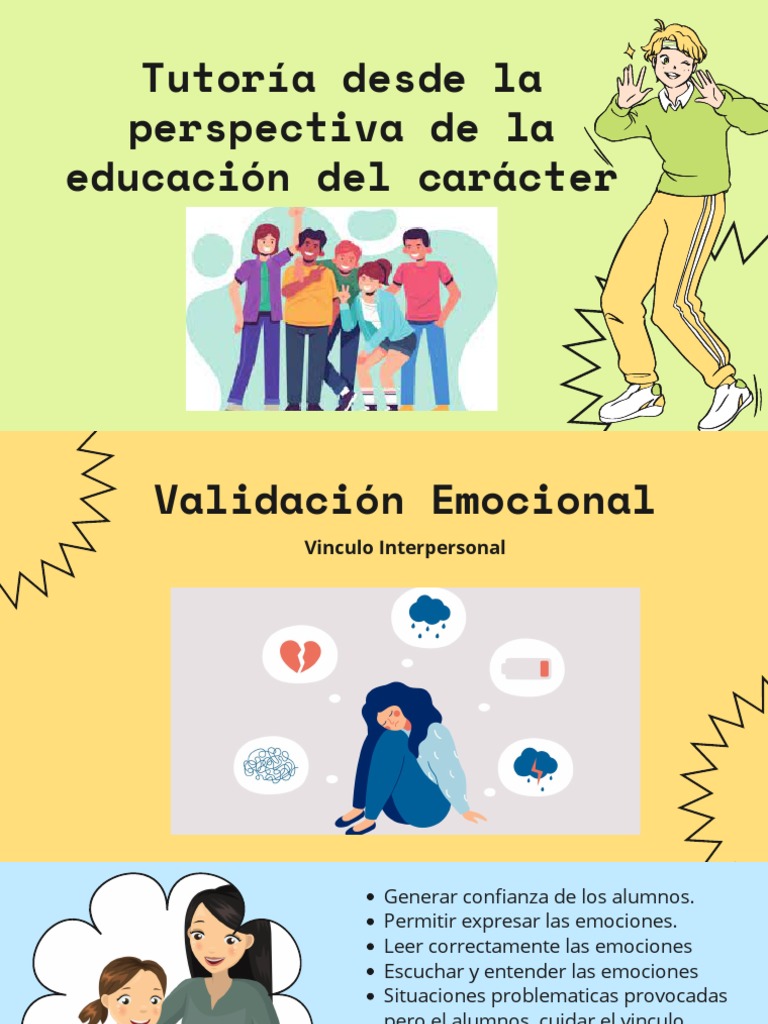 Tutoría y Educación del Carácter | PDF | Las emociones | Conceptos ...