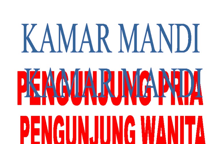 Kamar Mandi | PDF
