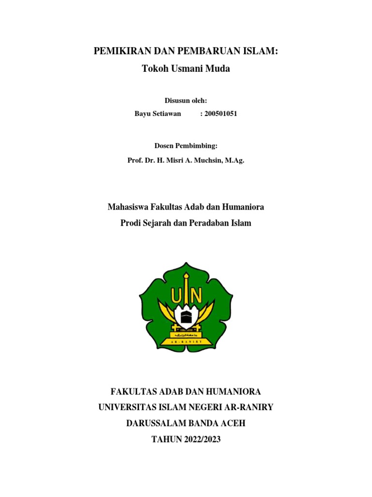 Pemikiran Dan Pembaruan Islam Tokoh | PDF