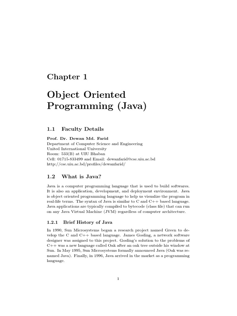 Java Basics | PDF | Java (Programming Language) | Java (Software Platform) Java Basics | PDF | Java (Programming Language) | Java (Software Platform)