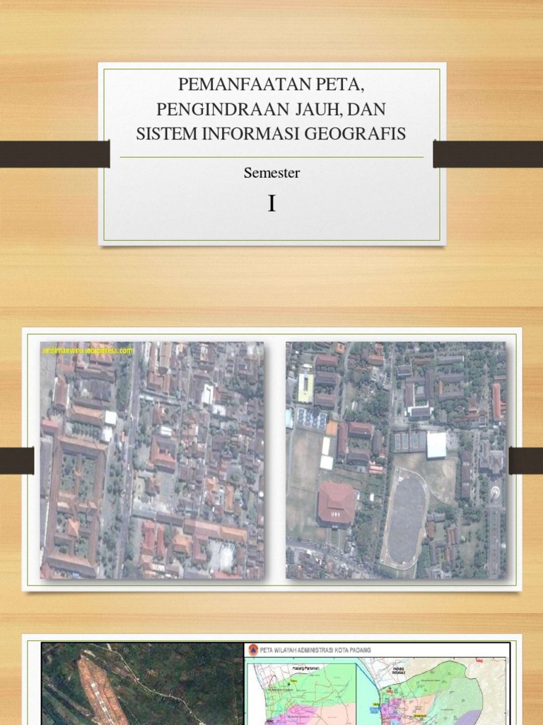 Pemanfaatan Peta Penginderaan Jauh Dan SIG | PDF