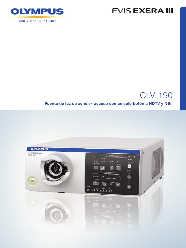 Ficha Tecnica CLV-190 Fuente de Luz. | PDF | Corriente eléctrica | Bienes manufacturados