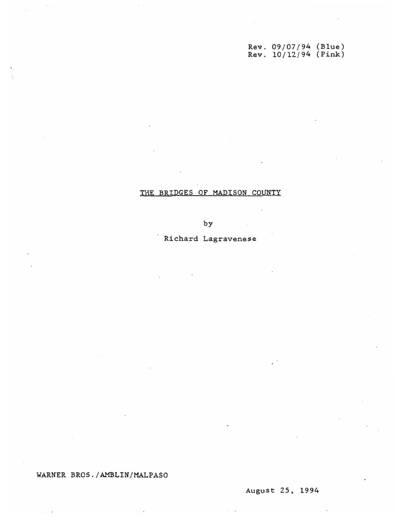 BrIdges of Madison County | PDF
