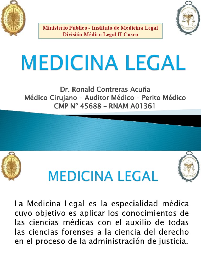 Medicina Legal y Ciencias Forenses | PDF | Jurisprudencia médica | Experto