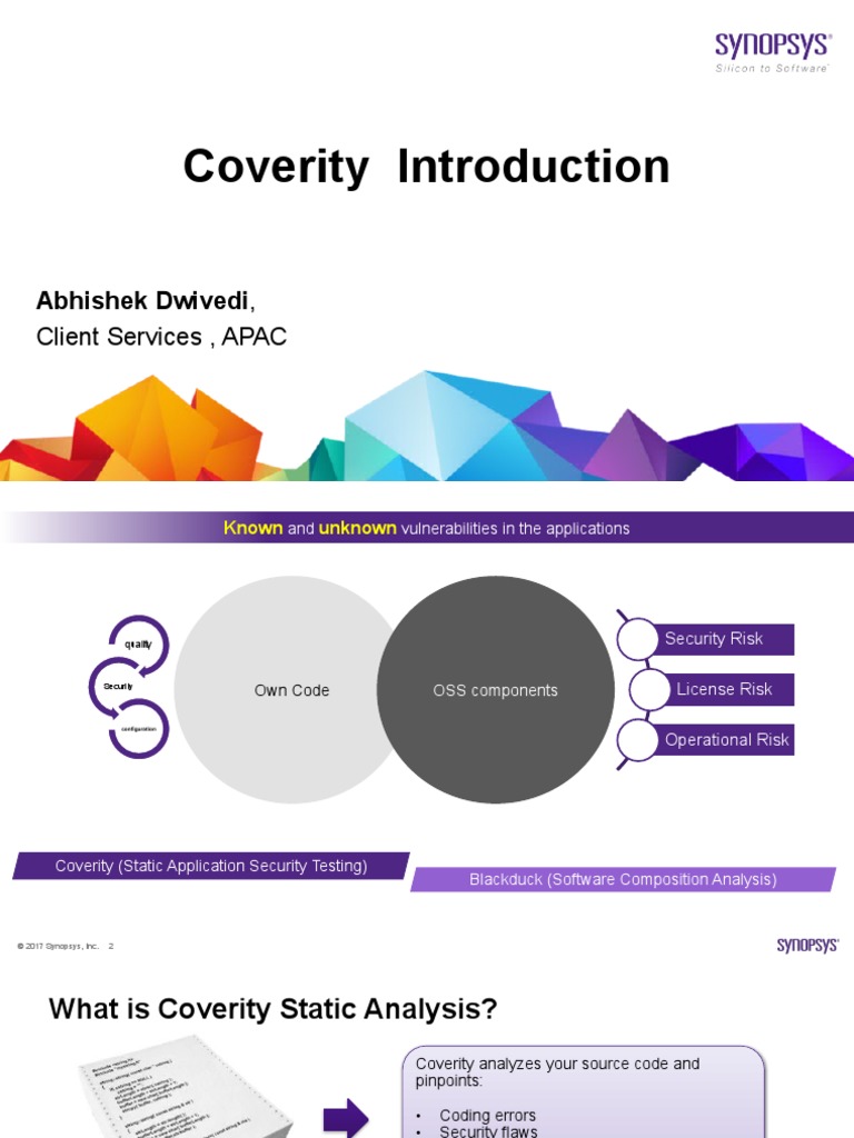 Coverity | PDF | Databases | Vulnerability (Computing)