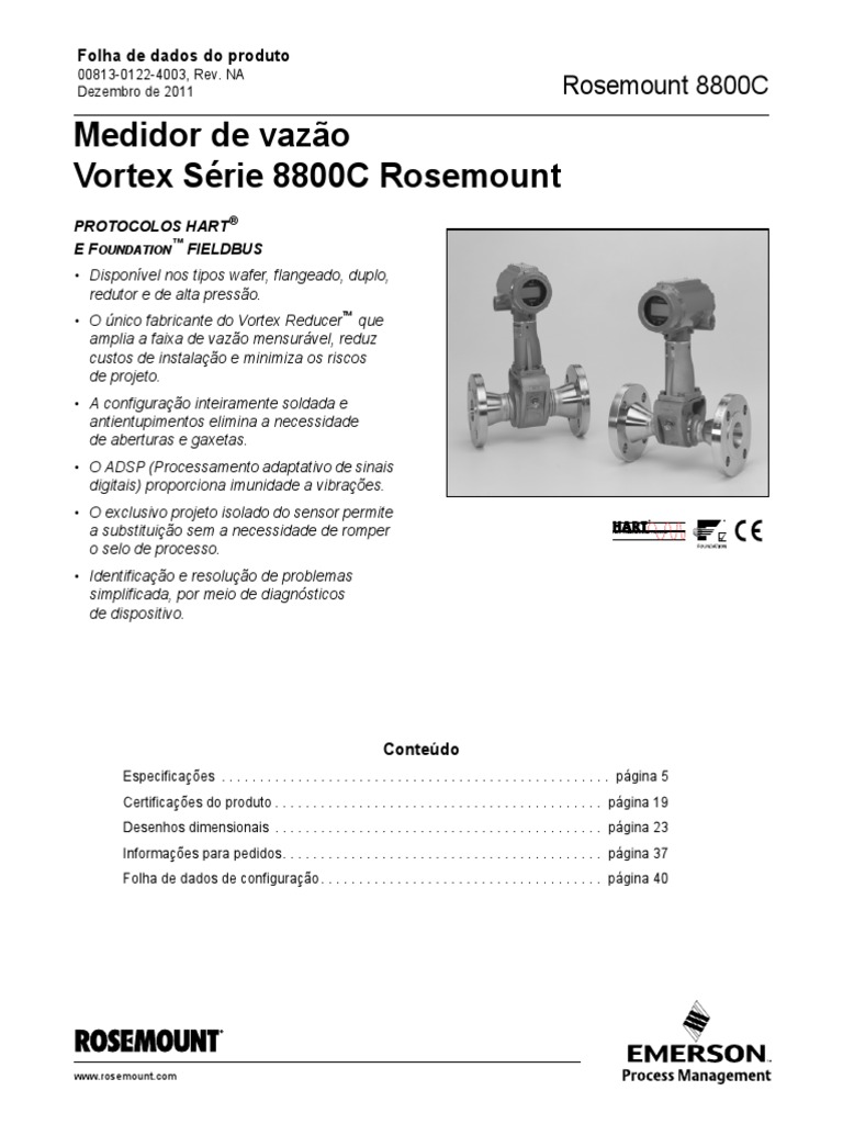 8800c Vortex | PDF | Medição de fluxo | Rede de computadores