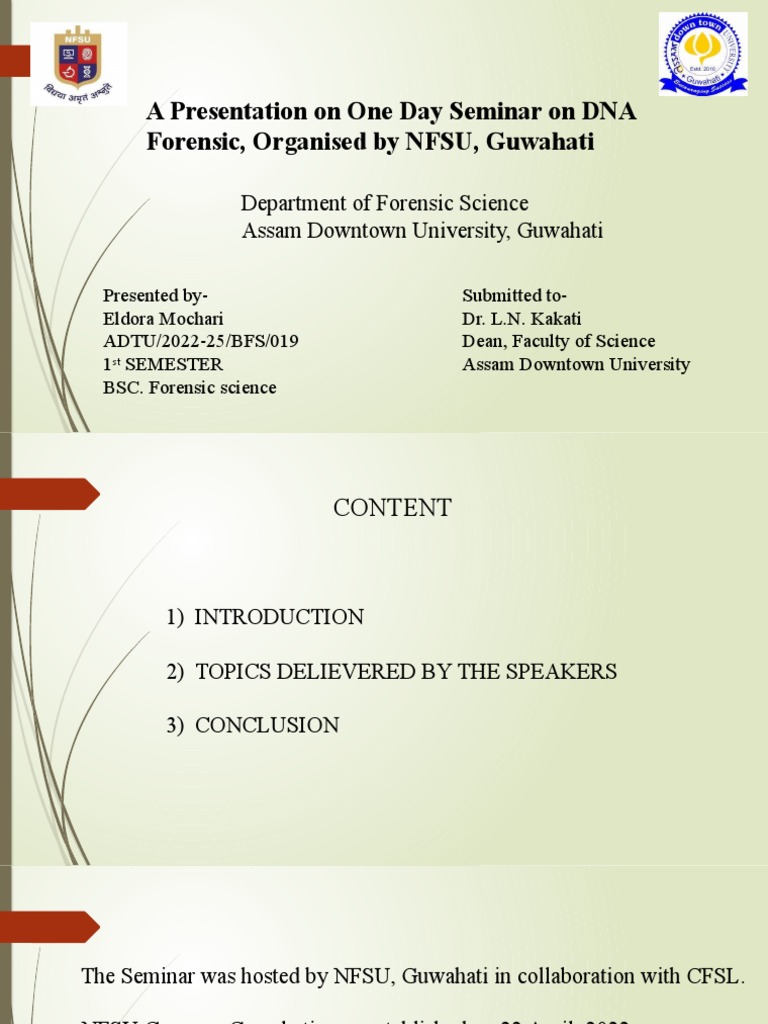 (Print) Presentation | PDF | Forensic Science | Dna Profiling