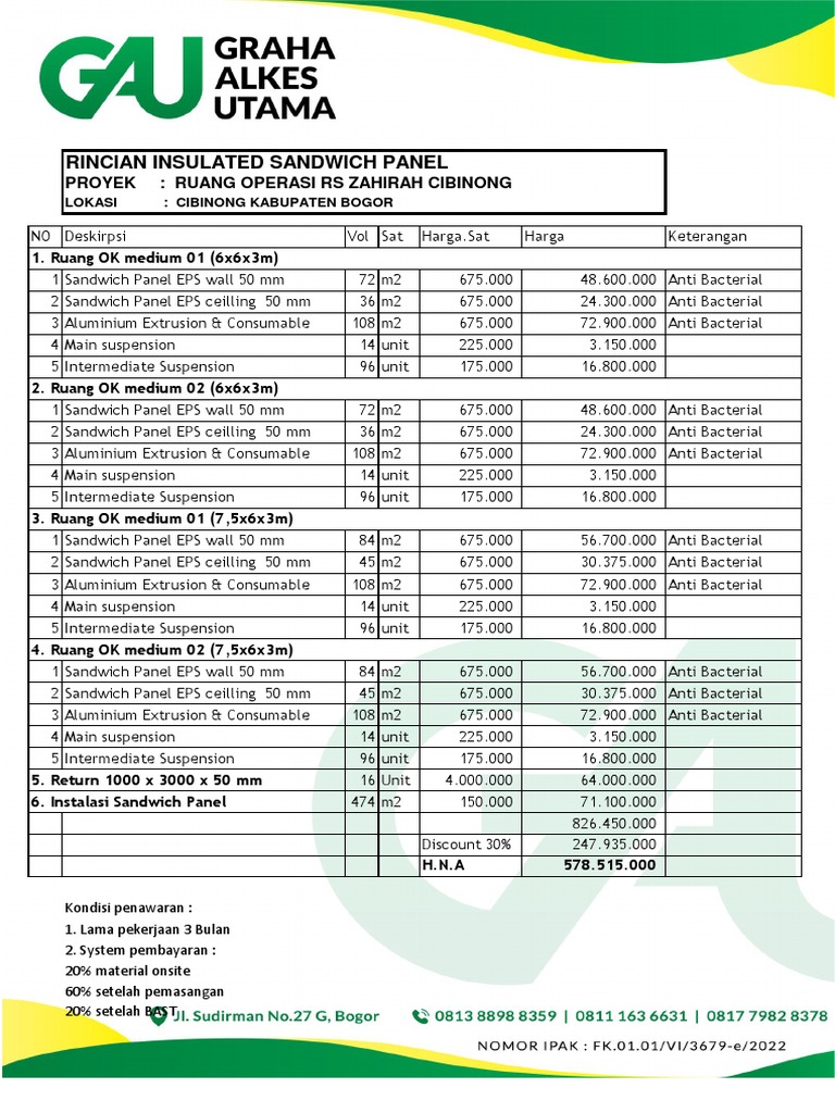 RAB Sandwich Panel Rs Zahirah | PDF | Architectural Design | Architecture