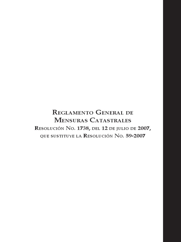 Reglamento General de Mensuras Catastral | PDF | Condominio | Regulación