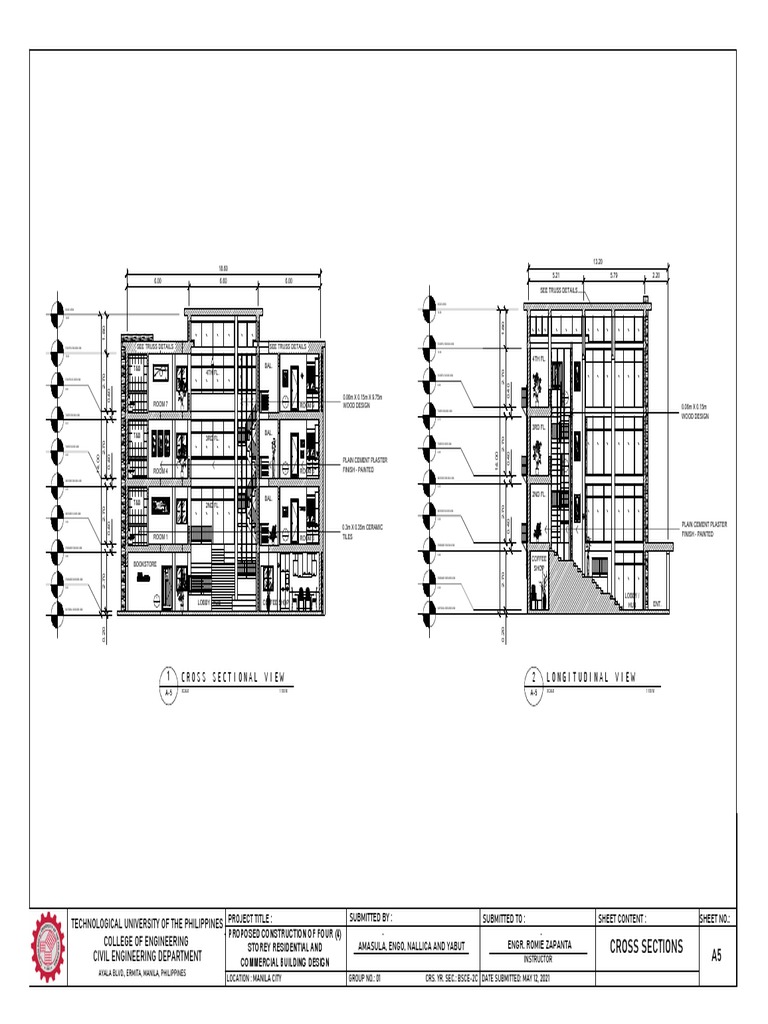 Cross Sectional View 1 Longitudinal View 2: AA A A AA A AA A | PDF ...