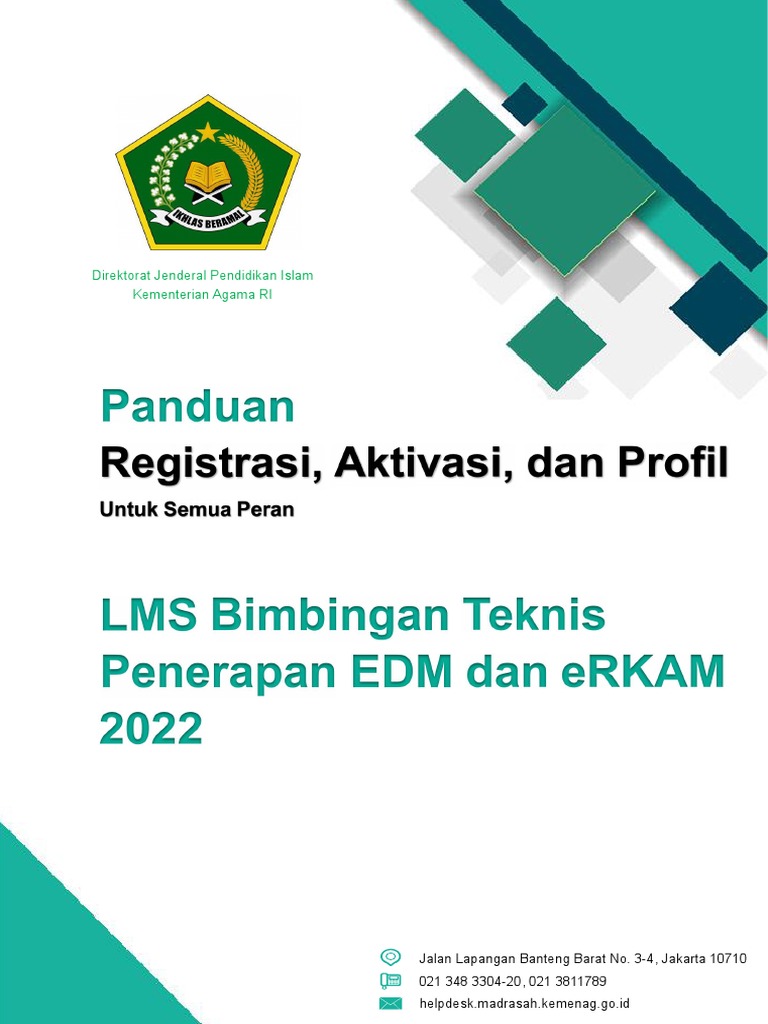 Panduan AKtivasi Akun ERKAM Kemenag | PDF