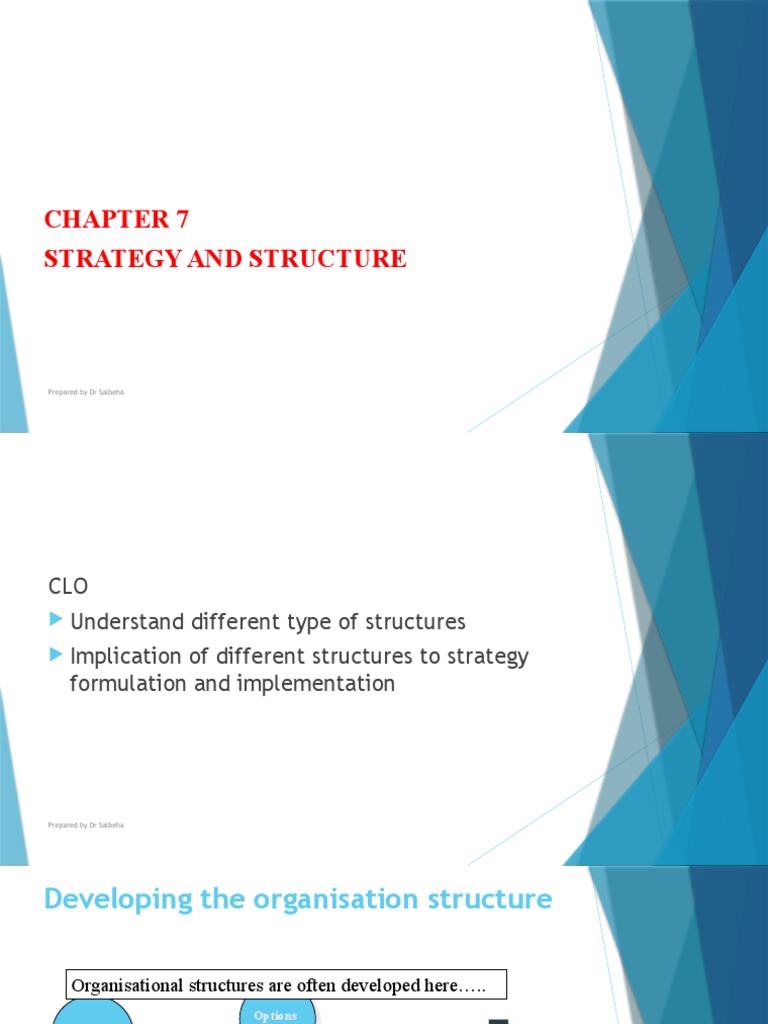 CHP 7 Strategy and Structure | PDF | Strategic Management ...