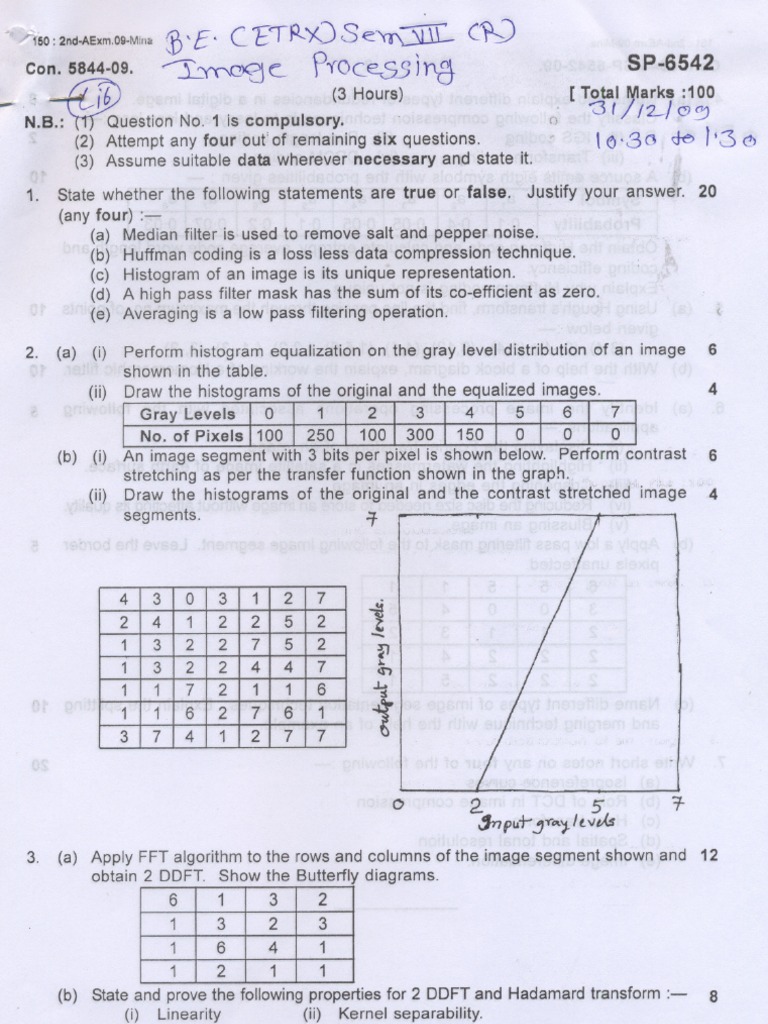 D09BE7 ETRX Ele1 Imgproc | Download Free PDF | Data Compression | Image Segmentation