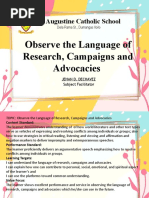 ENGLISH 10 MODULE 1 PPT Slide | PDF | Graphics | Chart