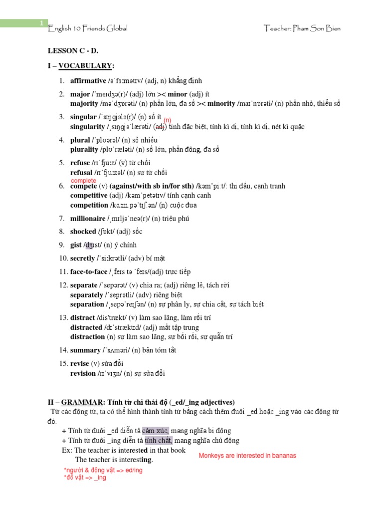 Lesson C | PDF