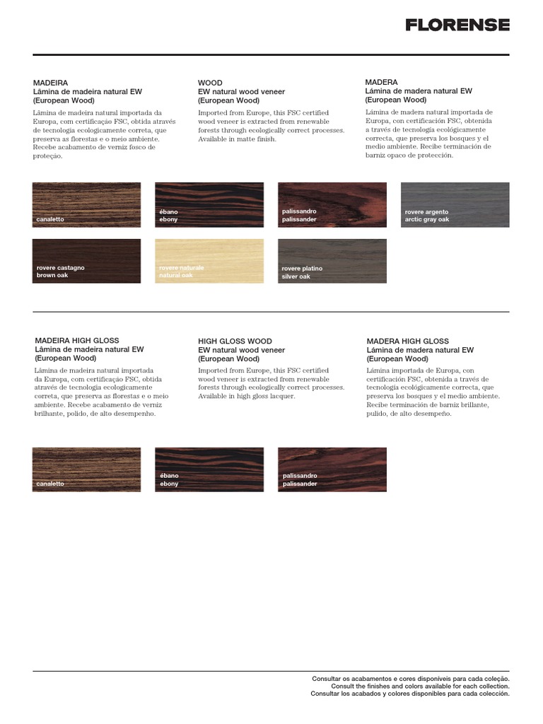MADERA Lámina de Madera Natural EW (European Wood) WOOD EW Natural Wood ...