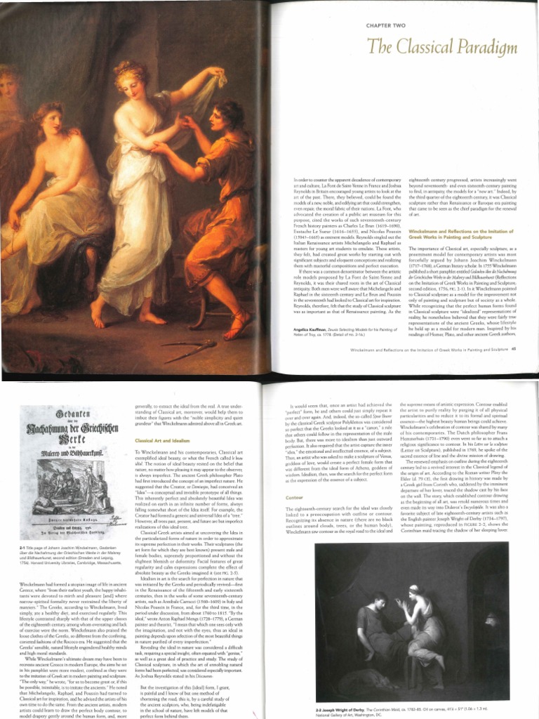 Chu - Scan The Classical Paradigm Pp. 45-62 | PDF | Pompeii | Classicism