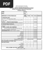 Suctioning Checklist | PDF | Breathing | Clinical Medicine