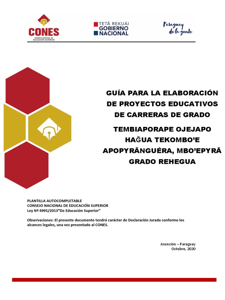 Anexo - 3 Guía para La Elaboración de Proyectos Académicos de Carreras de GRADO - DISTRIBUCIÓN ...