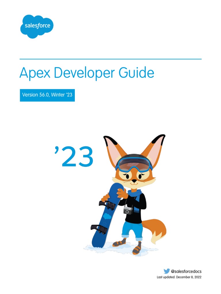 Salesforce Apex Developer Guide | PDF | Dynamic Web Page | Class ...
