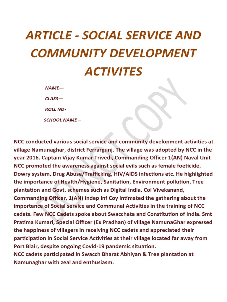 Article NCC | PDF | Health Sciences