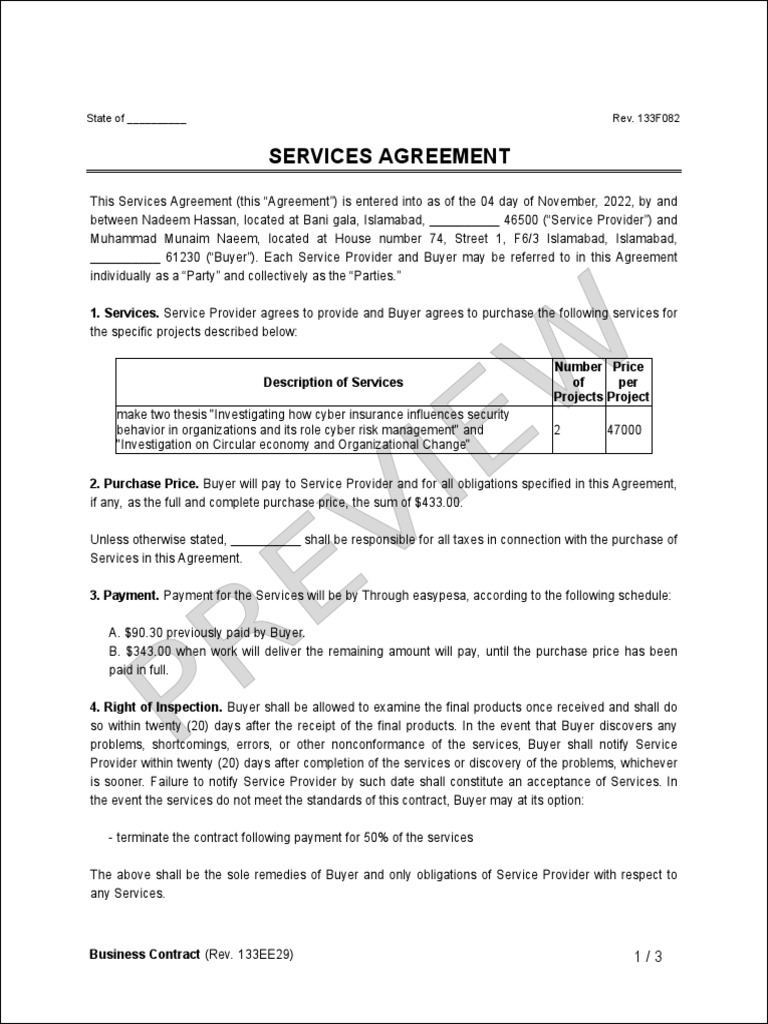 Contract | PDF | Legal Liability | Damages