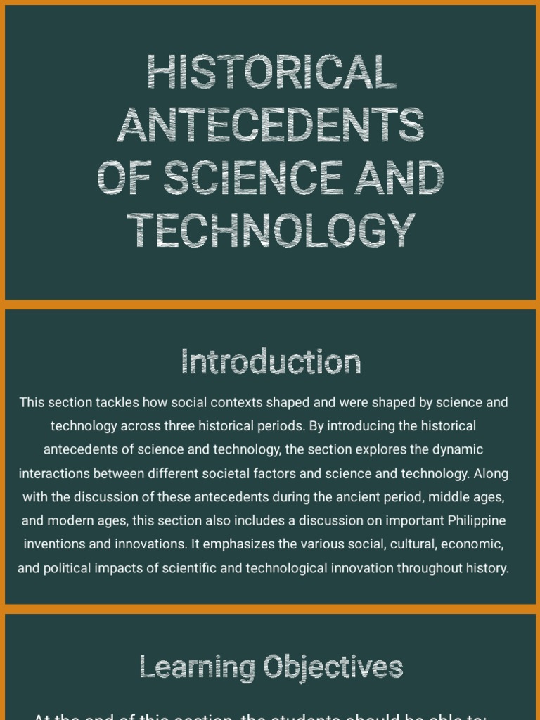 Historical Impact of Science & Tech | PDF | Travel
