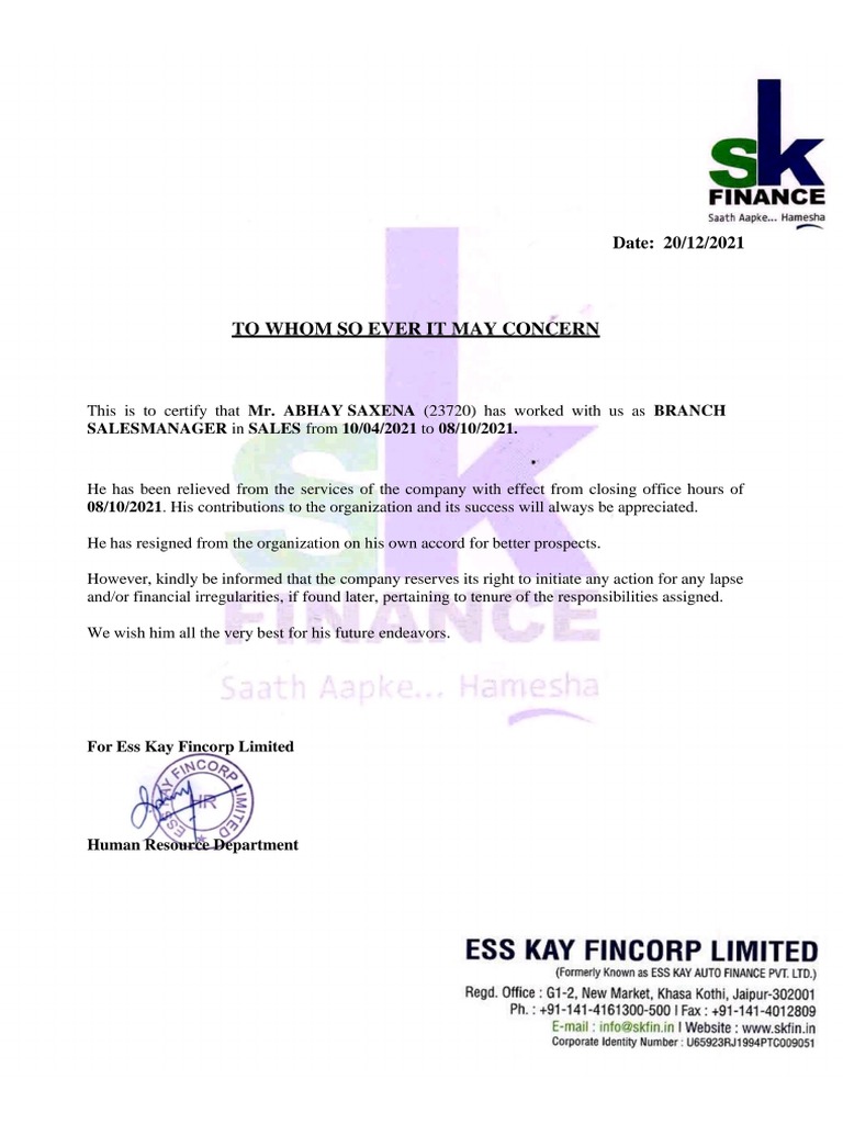 SK Finance | PDF