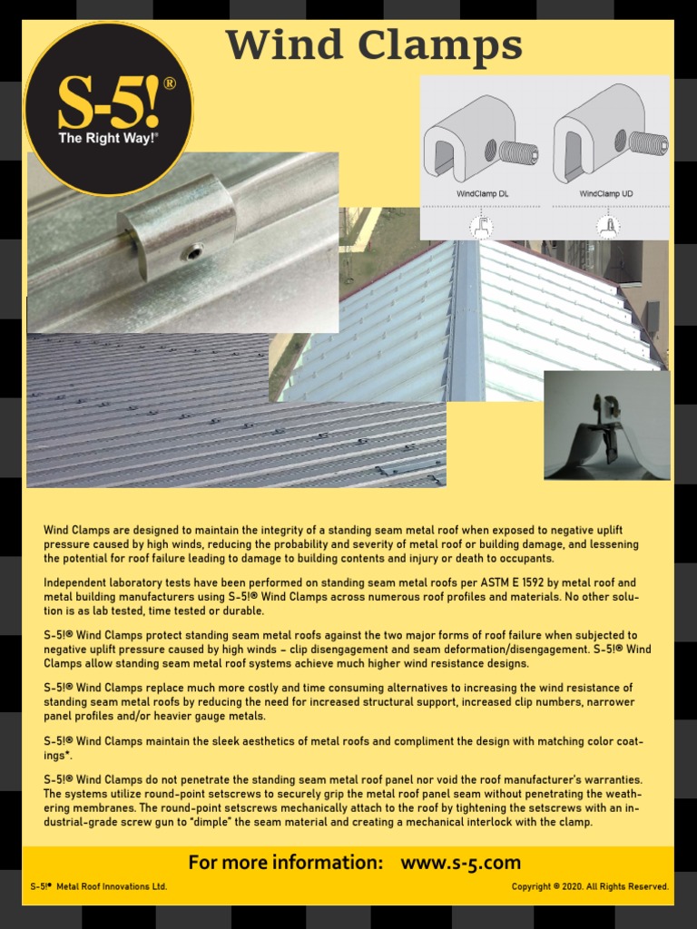 Wind Clamps Flyer 060320 | PDF