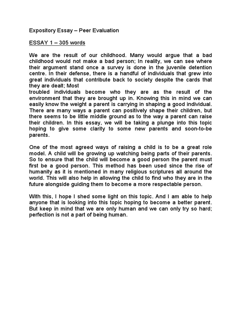 Contoh Essay Pdf Parenting Essays