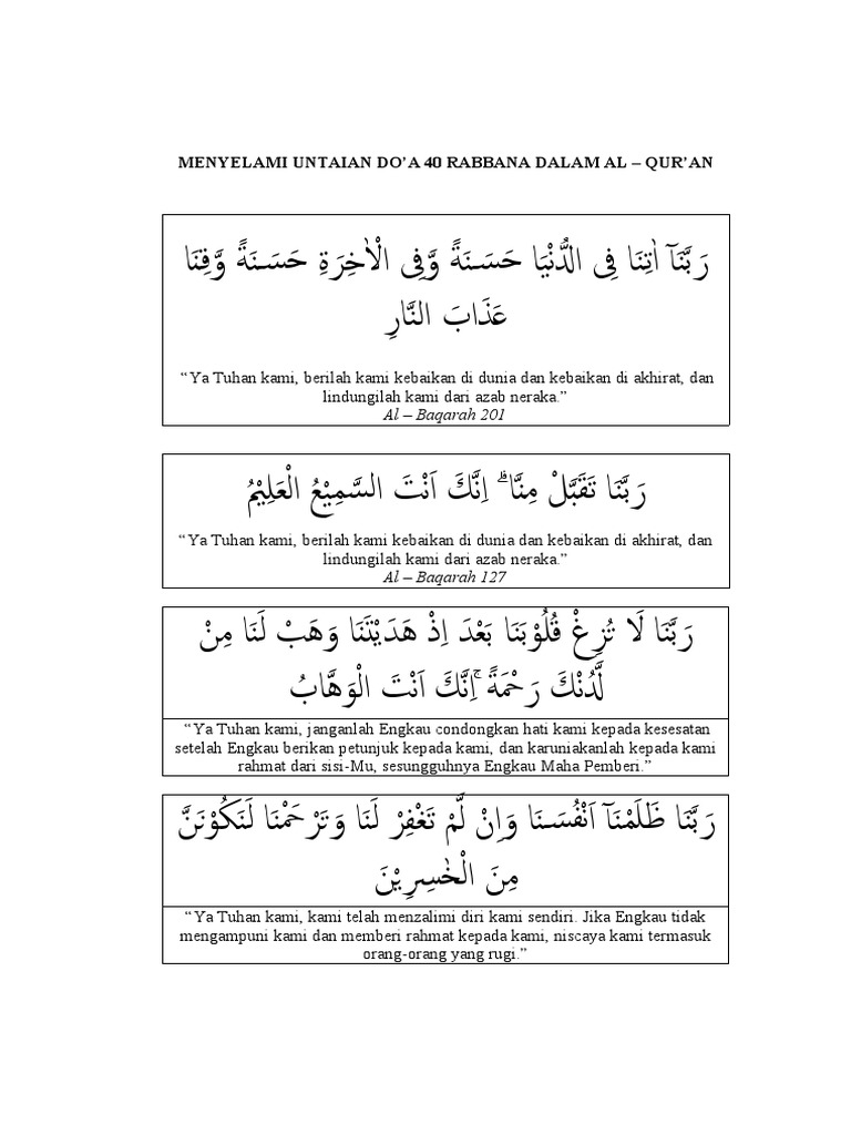 Menyelami Untaian Doa | PDF