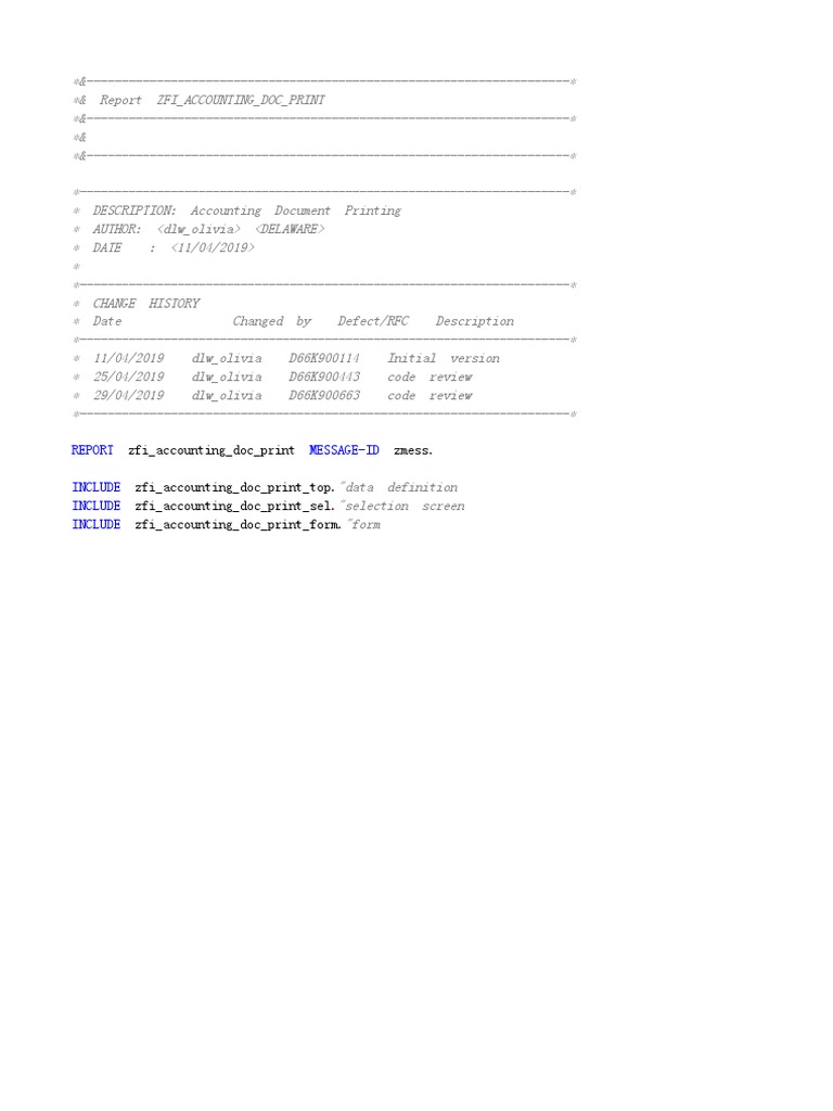 ZFI Accounting Document Printing | PDF | Debits And Credits | Software