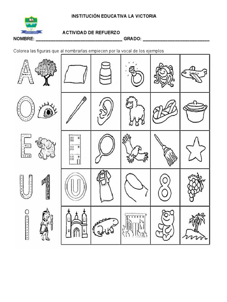 Cartilla para Preescolar | PDF