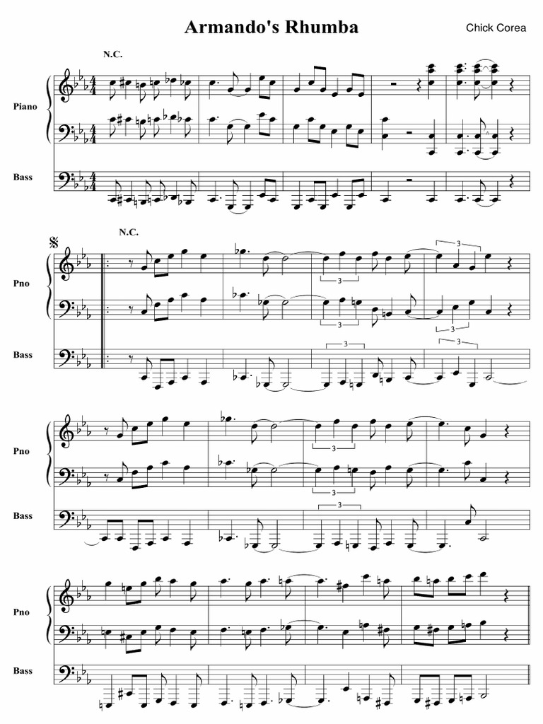 Chick Corea - Armandos Rhumba | PDF