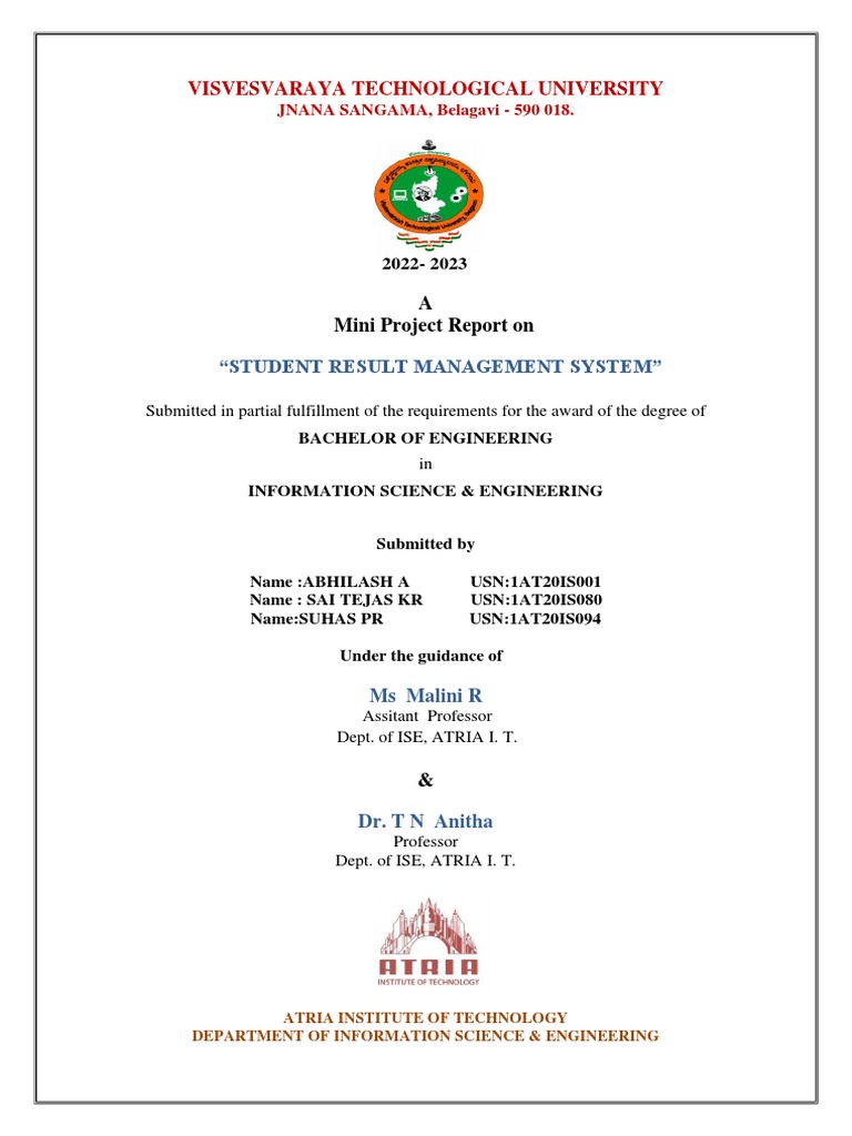 DBMS Mini Project Report (Review-1) | PDF DBMS Mini Project Report (Review-1) | PDF