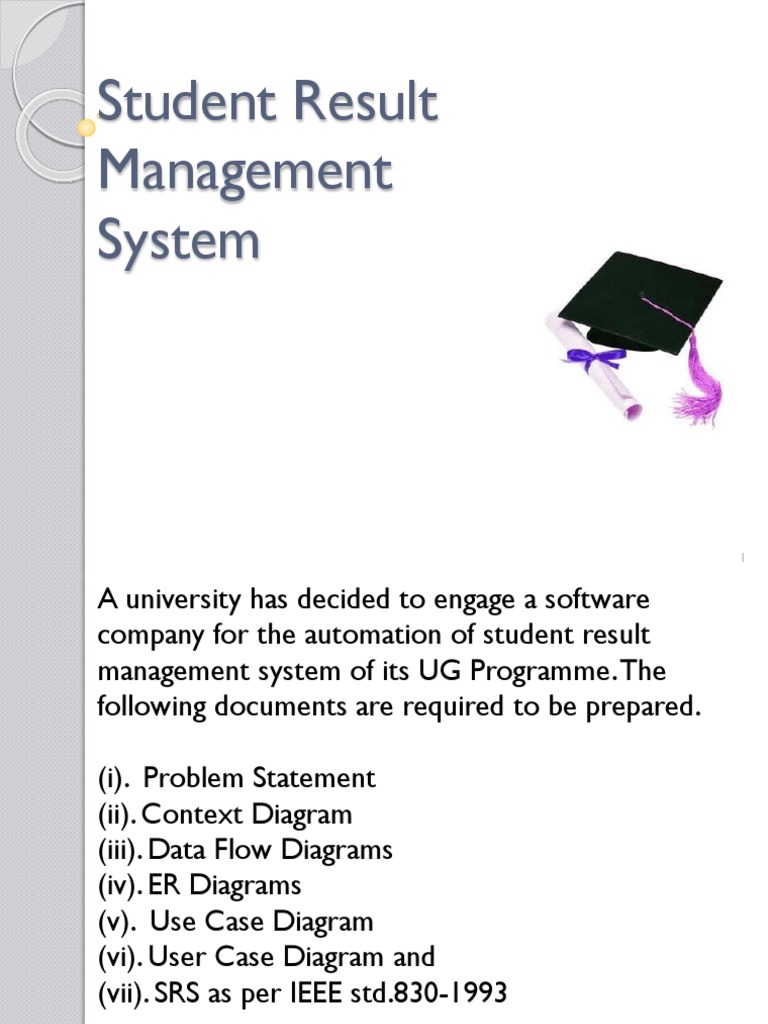 Student Result Management System | PDF | User (Computing) | Databases