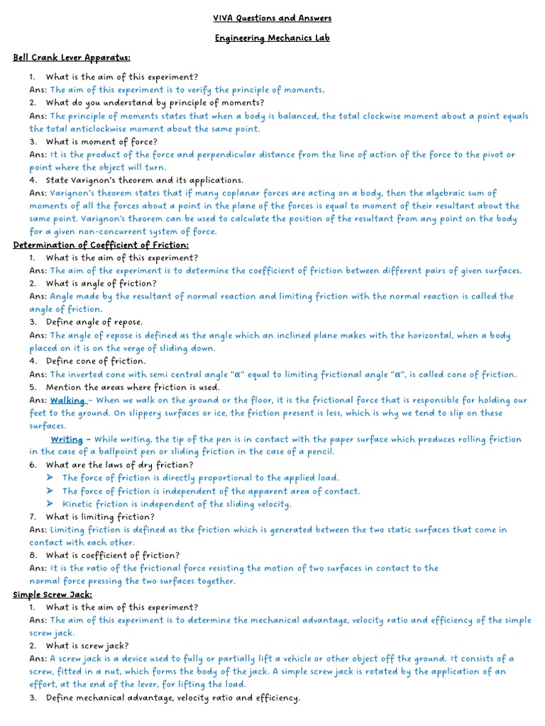 VIVA Questions and Answers | Download Free PDF | Friction | Welding