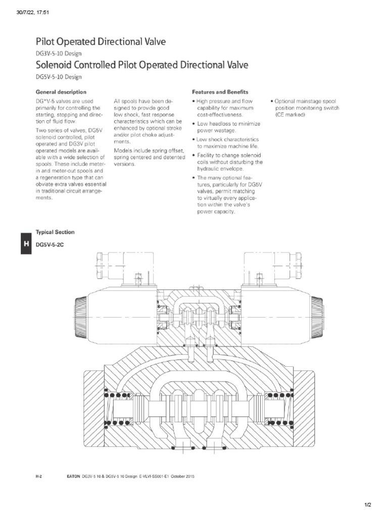 Catalogo Vicker Eaton Electrovalvulas | PDF