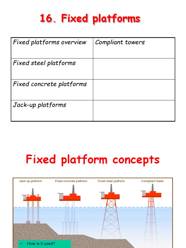 Fixed Platforms | PDF | Deep Foundation | Applied And Interdisciplinary ...