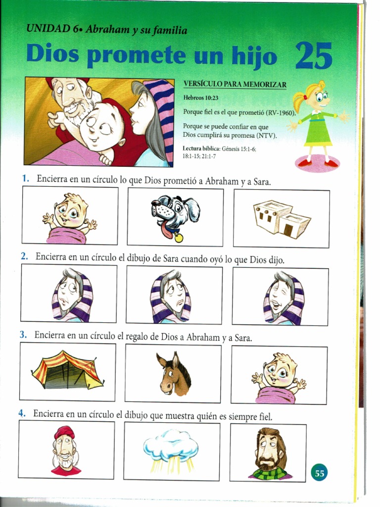 Dios promete un hijo a Abraham (alumno) | PDF