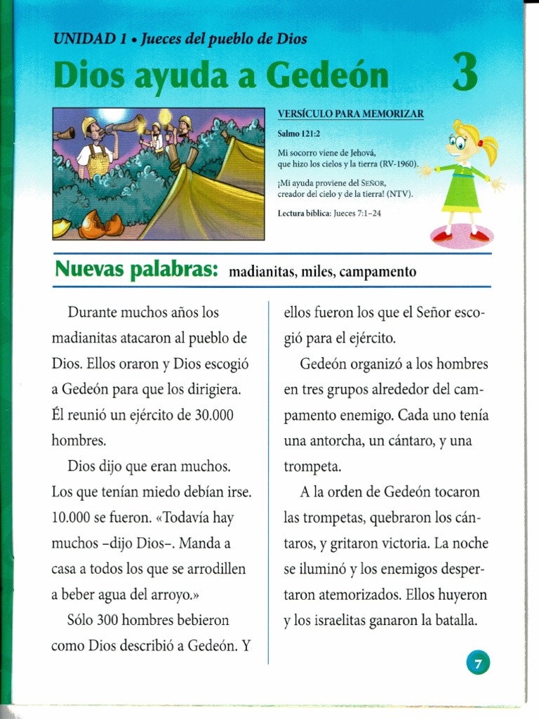 Dios Ayuda A Gedeón | PDF