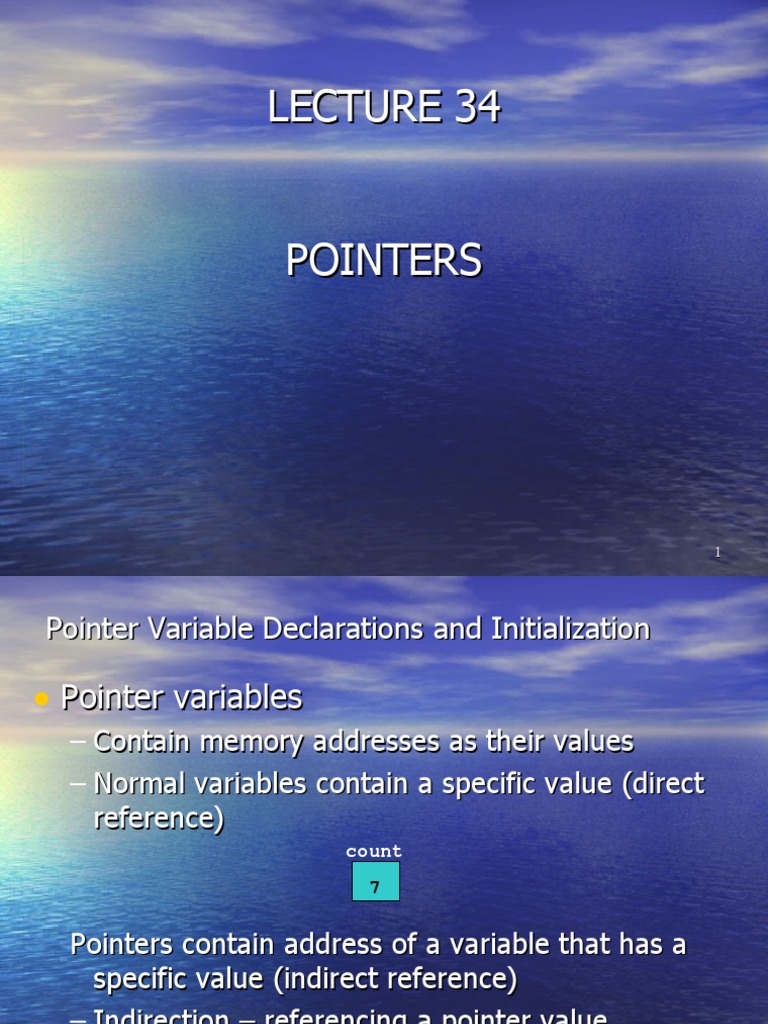 Unit Iv Pdf Pointer Computer Programming Variable Computer Science