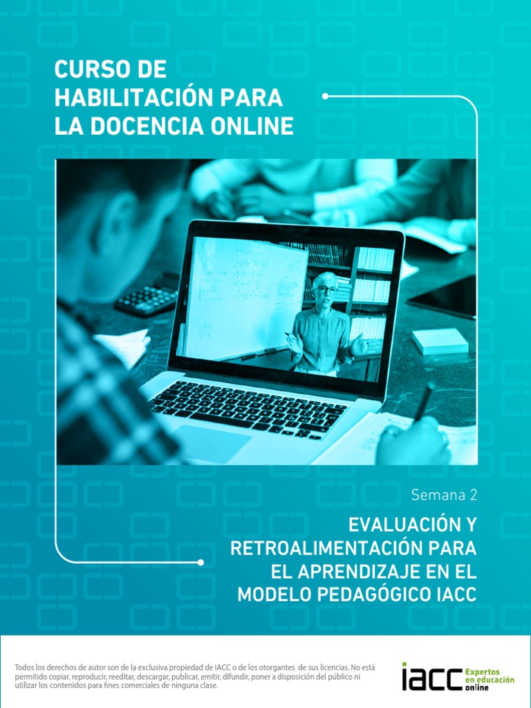 Evaluación y Retroalimentación en IACC | PDF | Evaluación | Método de enseñanza
